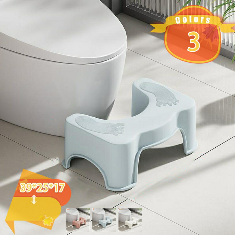 メイン素材：プラスチック【商品仕様】サイズ(約)：39*25*17=幅39×奥25×高17cm、（人工測量なので、多少の誤差がある場合がございます）【長持ちする素材】このトイレ踏み台は軽量で耐久性のあるPP素材で作られており、臭いがなく、大...