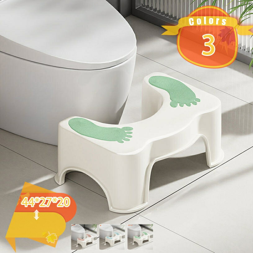 メイン素材：プラスチック【商品仕様】サイズ(約)：44*27*20=幅44×奥27×高20cm、（人工測量なので、多少の誤差がある場合がございます）【長持ちする素材】このトイレ踏み台は軽量で耐久性のあるPP素材で作られており、臭いがなく、大...