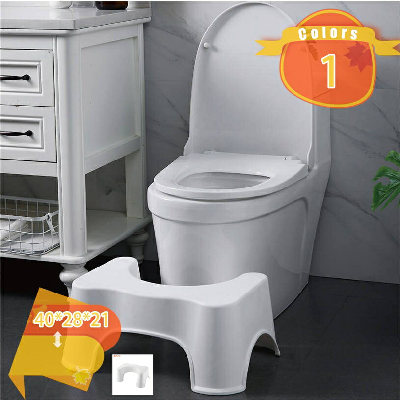 メイン素材：プラスチック【商品仕様】サイズ(約)：40*28*21=幅40×奥28×高21cm、（人工測量なので、多少の誤差がある場合がございます）【長持ちする素材】このトイレ踏み台は軽量で耐久性のあるPP素材で作られており、臭いがなく、大...