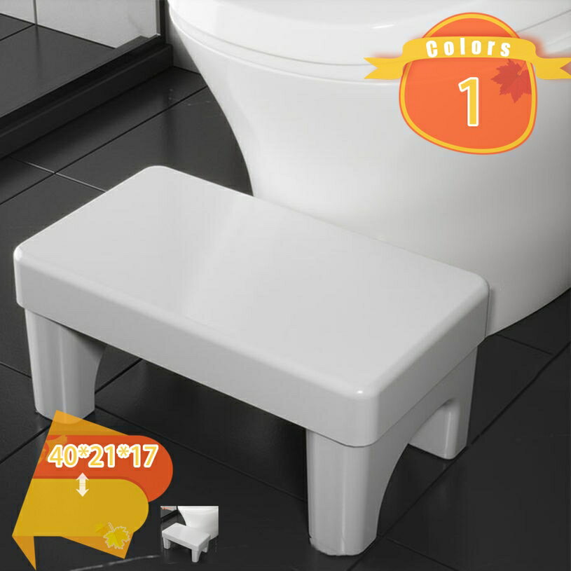 メイン素材：プラスチック【商品仕様】サイズ(約)：40*21*17=幅40×奥21×高17cm、（人工測量なので、多少の誤差がある場合がございます）【長持ちする素材】このトイレ踏み台は軽量で耐久性のあるPP素材で作られており、臭いがなく、大...