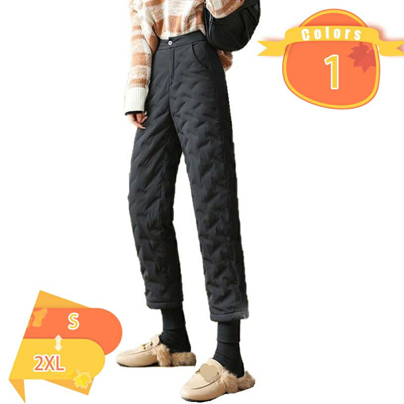 表地：ポリエステルメイン素材：ポリエステル極上の暖かさで快適に過ごせるダウンパンツ、冬のお出かけで心強い、シンプルな美しさを誇る防寒パンツ。詰め物はダックダウンで、防風防寒効果が抜群、快適なき心地、丁寧な作りと優れた肌触りが特徴です。シルエ...