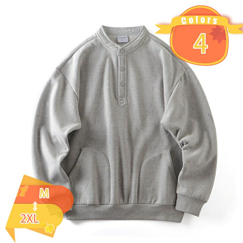 表地：綿メイン素材：綿○「素材」綿 「サイズ」M（5065kg）、L（6577.5kg）、XL（77.587.5kg）、2XL（87.5102.5kg）○通勤・通学・カジュアルコーディにもスポーツ・アウトドアにも活躍できるメンズ長袖トレーナ...