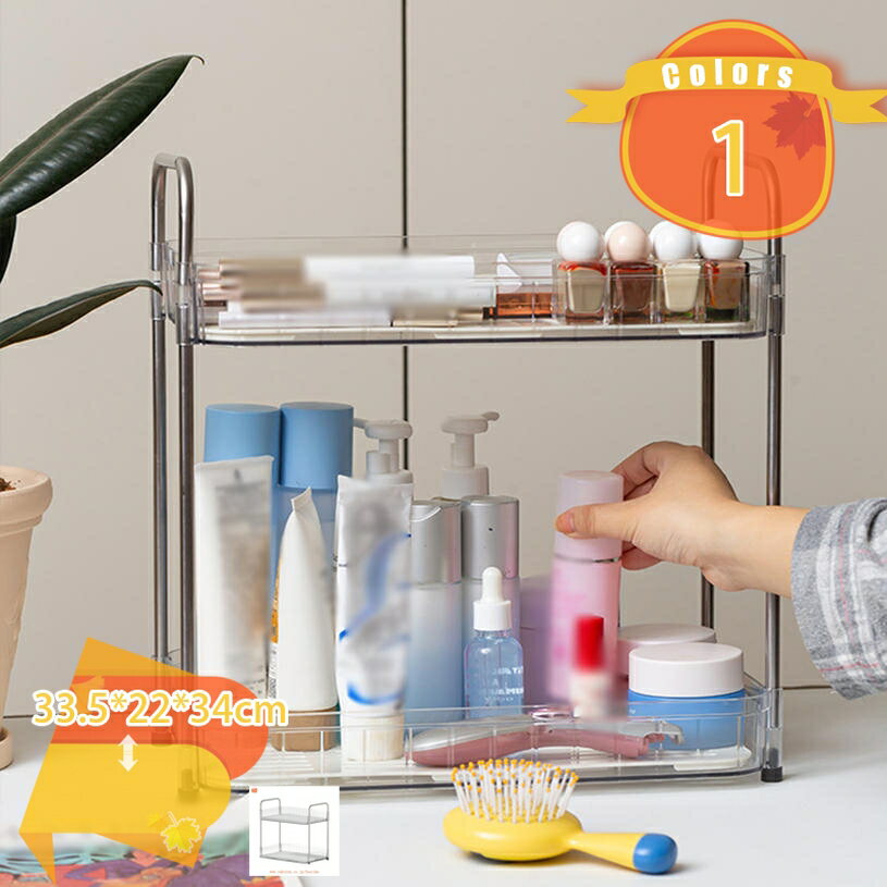 メイン素材：プラスチック♪ 小物収納ラクラク：化粧品などの小物がラクラク置けます。 好きなものを並べて、自分だけのディスプレイができます。 また、洗面用品、カップや調味料など小物置きとした実用的な使い方も魅力的。♪ 高品質なPP素材で異臭が...