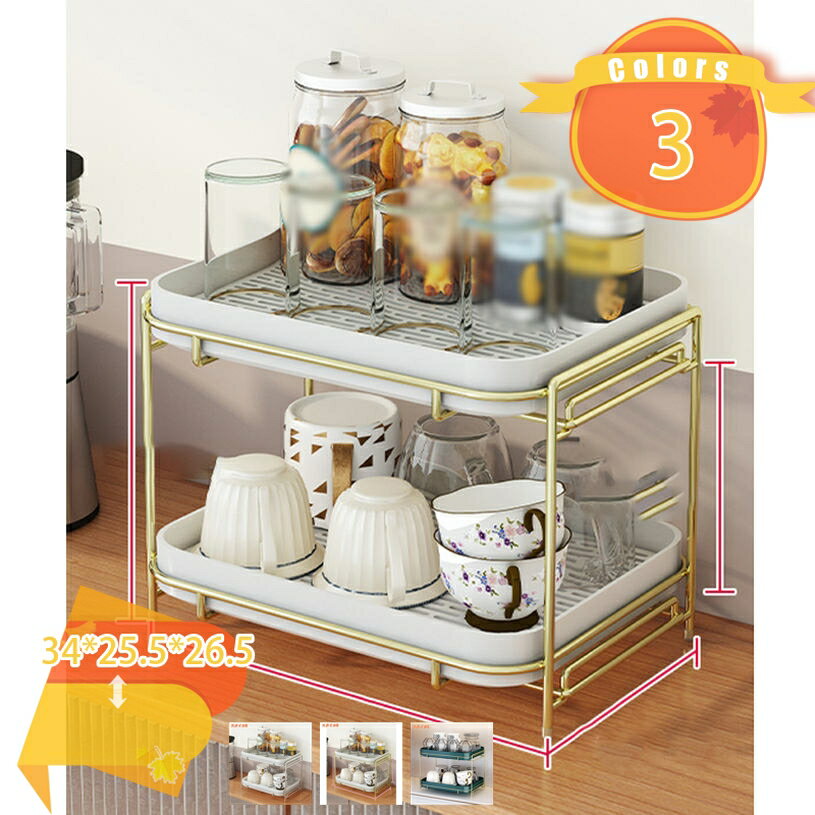 メイン素材：メタル♪ 収納ラックとしてキッチンでのカップの収納に、また、洗った後の野菜や果物、食器、コップ、茶器などの水の排水に適しています。♪ トレーは取り外し可能,通風も良くて、良く使うコップ類を使用後、サッと洗って置いて置くことができ...