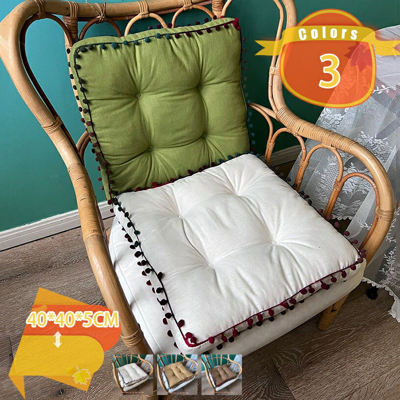 メイン素材：ポリエステル1、座布団は、オリエンタル家具や北欧風のインテリアにもよく似合います。畳の和室、フローリングの洋室など、どんなお部屋も合います。2、ダイニング椅子/学習椅子にも使いやすく、長い時間の勉強しても全然疲れないです。4、優...