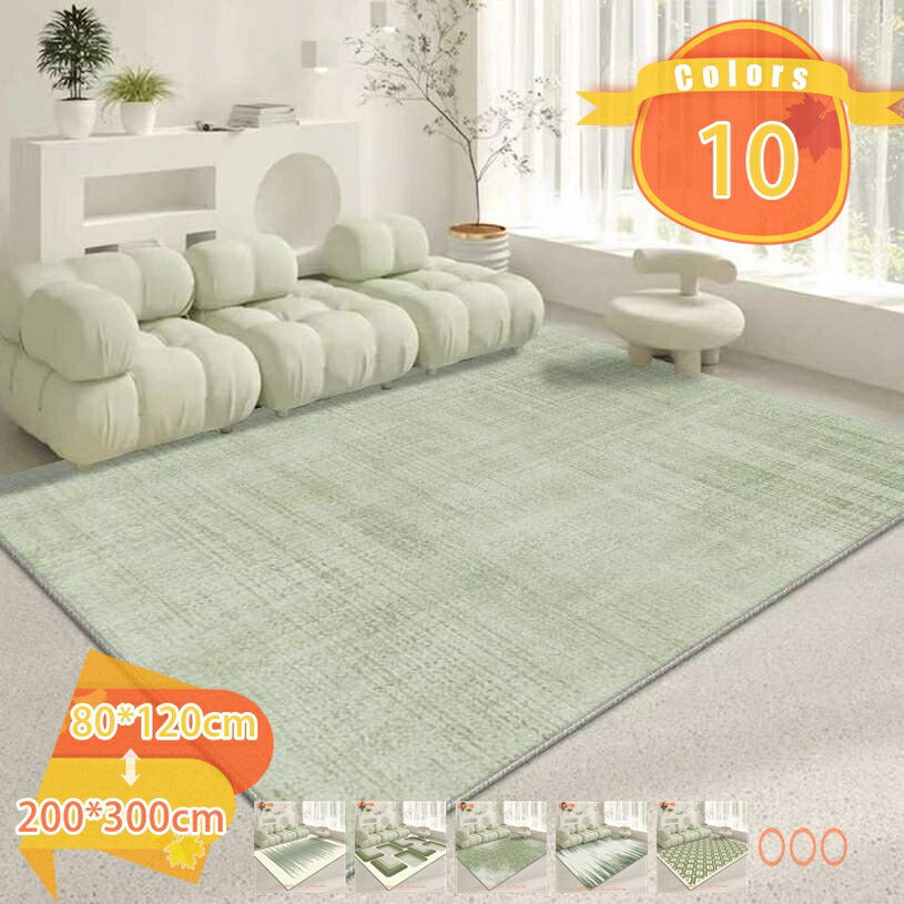 メイン素材：ポリエステル【滑り止め】カーペットの底部には点線の不織布が採用されており、滑り止め機能を備えているだけでなく、通気性、床をくっつけず、床を保護する特徴がある。子様やペットが走り回ったり、年配の方が躓いて滑る心配も要りません。また...