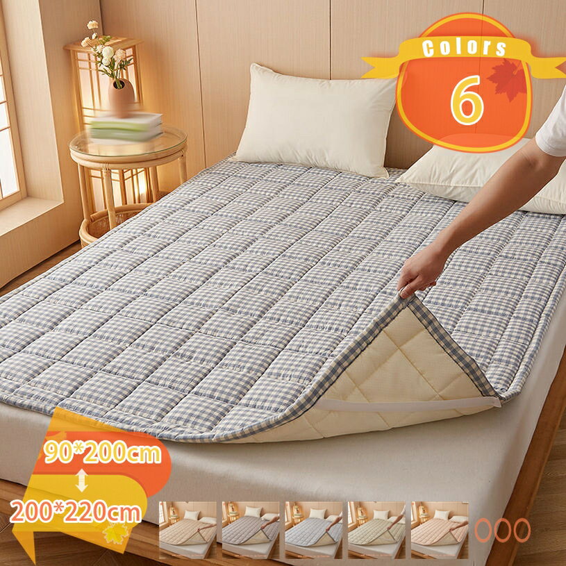 メイン素材：ポリエステル、綿・コットン【素材】表地：綿100%　中綿：ポリエステル 【サイズ】90*200cm 100*200cm 120*200cm 150*200cm 180*200cm 200*220cm （シングル セミダブル ダブ...
