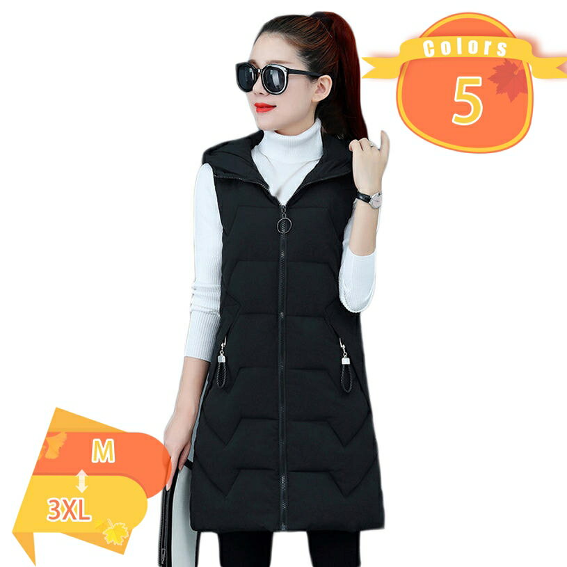 表地：ポリエステルメイン素材：ダウン○ 袖なしのベストタイプなので、動きやすく、袖が邪魔にならず家事や作業をでき、着丈も長すぎず短すぎないサイズ感で、着た状態でも身軽に動けます。○ サイドポケットがつき、一般的なスマートフォンがすっぽりと収...