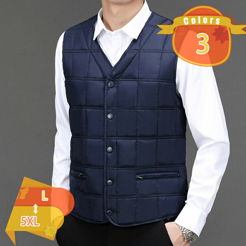 表地：ポリエステルメイン素材：ポリエステル■秋冬のビジネスシーンには欠かせないジレタイプのインナーダウンが登場！　　 ● ※パッケージ内容はベストのみで、他のアクセサリーなどは含まれていません。■ダウンを使用し保温性に優れ軽量ダウンベスト。...