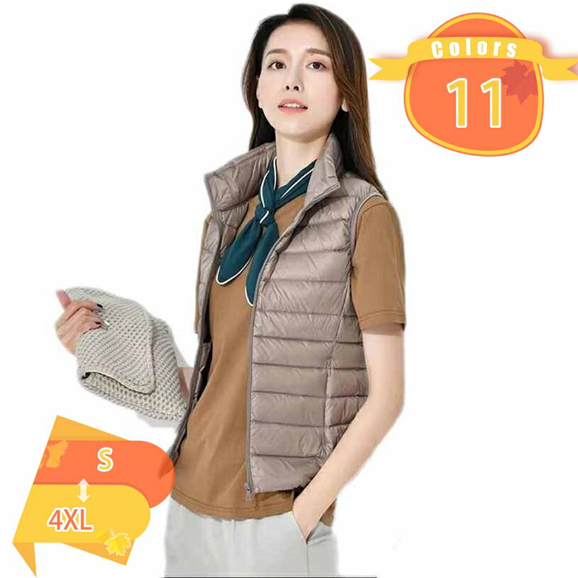 表地：ポリエステルメイン素材：ポリエステル●【軽量】軽量感が実現され、長時間着用してもストレスフリーな着心地。　　　※ パッケージ内容はベストのみで、他のアクセサリーなどは含まれていません。●【暖かい】薄いのに保温性にすぐれている超軽量ダウ...