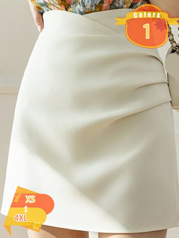 表地：ポリエステルメイン素材：ポリエステル◆素 材：ポリエステル ◆サイズ：【S】着丈43cm ウエスト65cm ヒップ88cm 【M】着丈43cm ウエスト69cm ヒップ92cm 【L】 着丈44cm ウエスト73cm ヒップ96cm ...