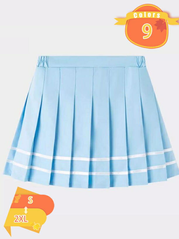 表地：ポリエステルメイン素材：ポリエステル【セット内容】JKスカート サイズ：【S】着丈：28cm ウエスト：48cm 【M】着丈：32cm ウエスト：54cm 【L】着丈：36cm ウエスト：61cm 【XL】着丈：40cm ウエスト：6...