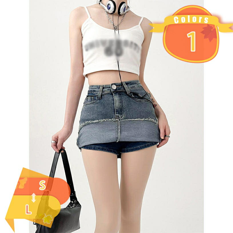 表地：コットンメイン素材：コットンサイズ：S：着丈：34cm ； ウエスト：62cm ；ヒップ：84cm 、M：着丈：35cm ； ウエスト：66cm ；ヒップ：88cm 、L：着丈：36cm ； ウエスト：70cm ；ヒップ：92cm☆カ...