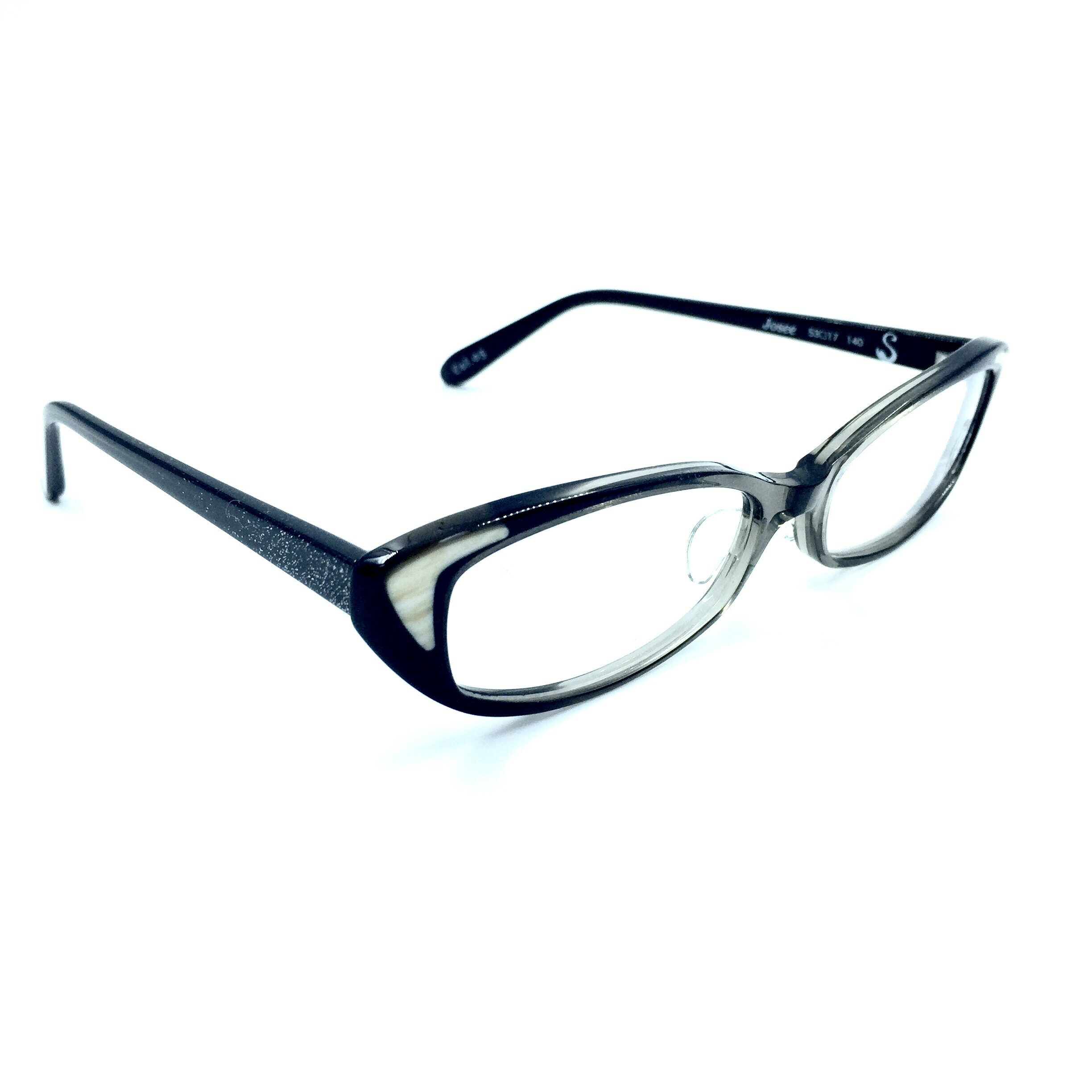 商品情報フレーム素材/材質フロント：アセテートテンプル：アセテートレンズ素材/材質プラスチック デモレンズフレームカラーグレーブラウンレンズカラー無色サイズ/寸法53□15－140レンズ幅：53mmブリッジ幅：15mmテンプル長：140mm...