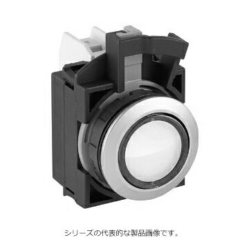 φ22 フラッシュシルエット　パイロットライト 丸突形　LED照光　AC200/220V