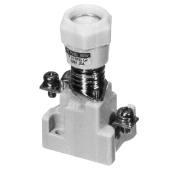 ＜特長＞ ●小さな寸法で大きな遮断電流 100A以下の定格品の定格遮断電流は，AC100kA（DC100kA）です。 ●溶断表示が出ます ヒューズリンクの可溶体（エレメント）が溶断すると，スプリングの力で表示が出るようにつくられています。多...