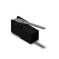 磁気吹消基本スイッチ　ヒンジローラ短レバー形 単極双投形1c　ねじ締め端子