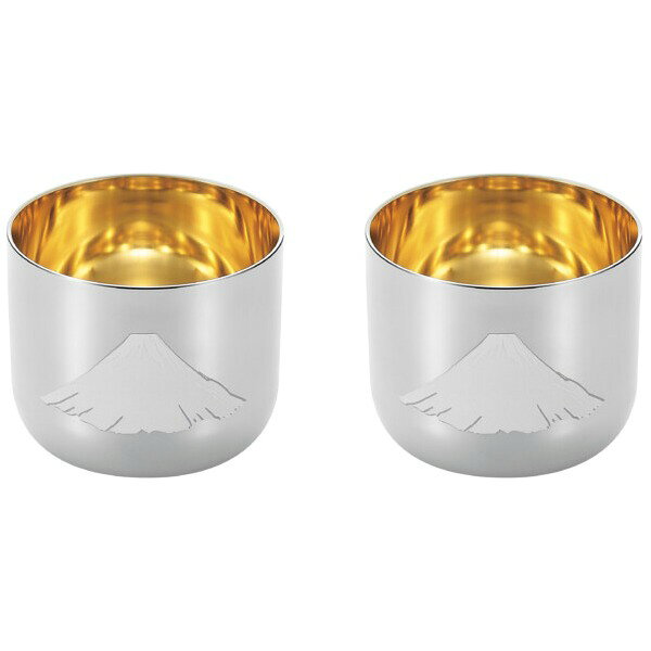 感温ぐい呑み 赤富士 内面金メッキ 2PC EJG-700 冷たい飲み物を注ぐと富士山の絵柄が赤く色づく、内面金メッキの感温ステンレスぐい呑み2個セットです。 よこやま　燕熟の技　感温ぐい呑み 赤富士 内面金メッキ 2PC　EJG-700 ...