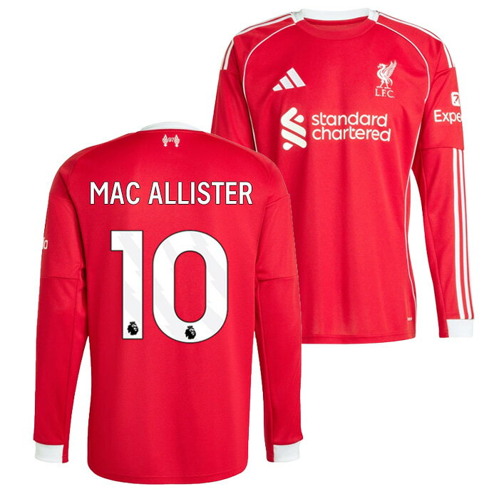 リバプール 2025-26 シーズン ホーム ユニフォーム。 キットサプライヤーがadidasへ変更となったNEWモデル！ アルゼンチン代表 アレクシス・マック・アリスターのオフィシャルネーム＆ナンバー付き。 ■商品仕様 ・レプリカユニフォ...