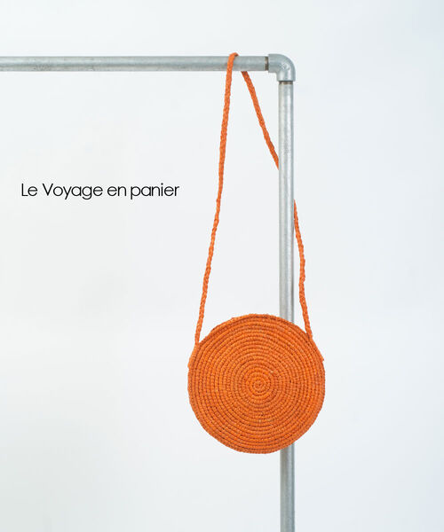>>ギフト対応について 情報 Le Voyage en panier(ル ボヤージュ エンパニエ) ショルダーバッグ かご バッグ カゴバッグ ラウンド サークル 丸型 斜め掛け おしゃれ ラウンドショルダーかごバッグ・AM581 【実寸】...