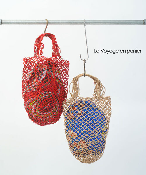 >>ギフト対応について 情報 Le Voyage en panier(ル ボヤージュ エンパニエ) カゴバッグ かご バッグ ミニ ハンドバッグ ポーチ付き メッシュ かわいい おしゃれ ラフィアメッシュかごバック・AM563 【実寸】F(...