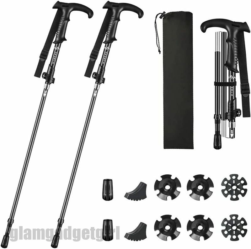 【軽量コンパクト・長さ調整ができる】収納サイズは38cm、使用サイズは110-130cmです。身長が160cmから185cmまで調整でき、アジア人の使用習慣に合っています。軽量313gで折りただみ式だから、携帯に便利です。材質：アルミ合金、...