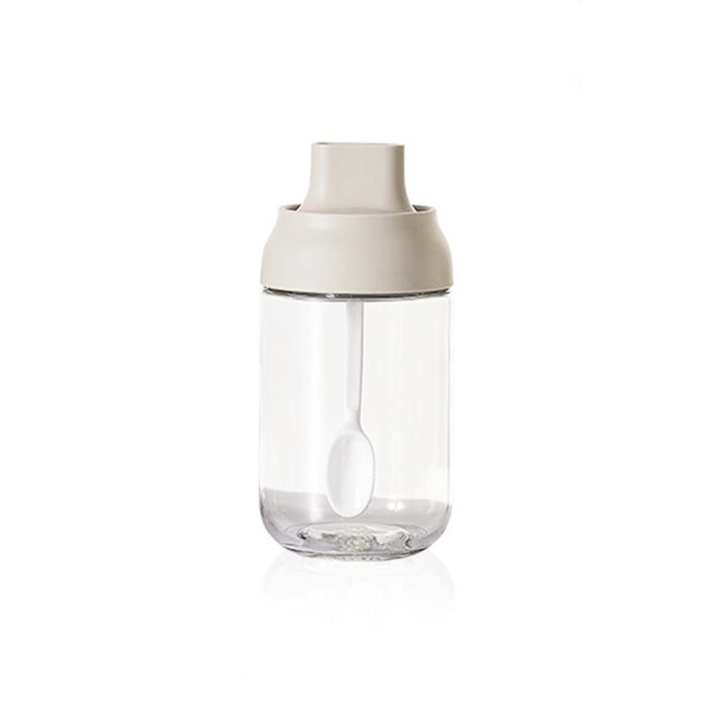 【容量、サイズ】250ml、152mm*66mm。 【素材】健康的で環境にやさしい鉛フリークリスタルガラス+食品グレードPPプラスチックカバー+シリコンリングを使用してください。 【機能】水やホコリの侵入を防ぐフタ付き、調理用調味料に最適、...