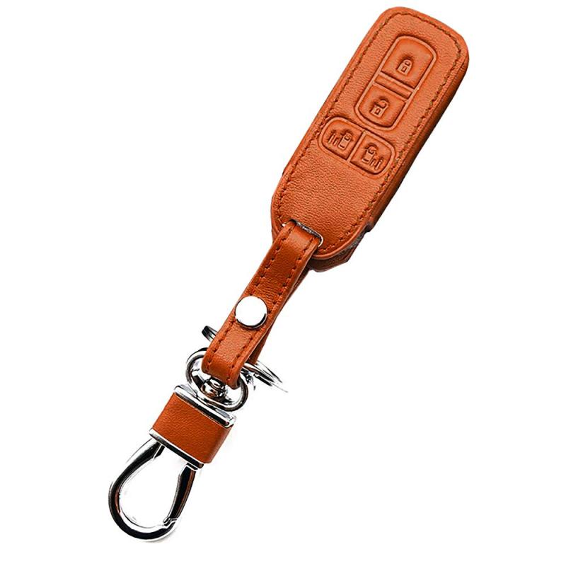 【IKT】ホンダ車用 スマートキー用 革製キーケース 両側スライドタイプ/NBOX/NBOXカスタム/など 専用設計でピッタリサイズ傷防止に最適エヌボックス/エヌボックスカスタム (本田/HONDA車用