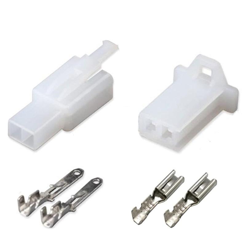サムコス コネクターキット 平型端子 配線スッキリ コネクタ カプラー 端子 接続端子 配線加工 DIY コネクター セット バイク、車、ボート用【セット内容】【高品質の素材】これらのコネクタの色は白で、高品質の絶縁プラスチックでできており...