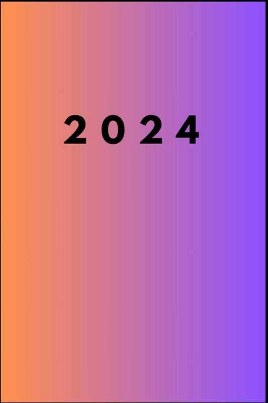 2024 Boost your productivity: 2024 Calendar - Featuring 12 months of monthly and weekly pages allow enough space to plan...