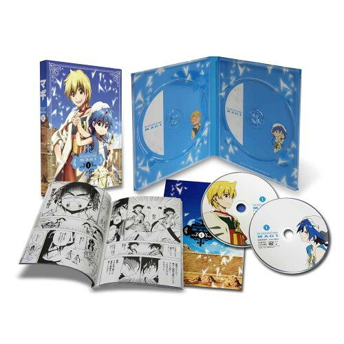 マギ 1 (本編ディスク+特典ディスク) (完全生産限定版)キッズ大高忍、石原夏織、梶裕貴、戸松遥、赤井俊文、鷺巣詩郎　発売日 : 2013年1月30日　種別 : DVD　JAN : 4534530062642　商品番号 : ANZB-6911