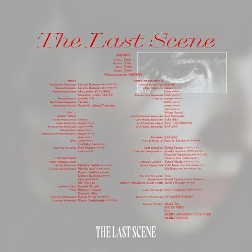 The Last Scene (CD+DVD) (初回生産限定盤)メリーめりー　発売日 : 2025年2月12日　種別 : CD　JAN : 4529123002884　商品番号 : SFCD-288【商品紹介】メンバー脱退を経て新体制とな...