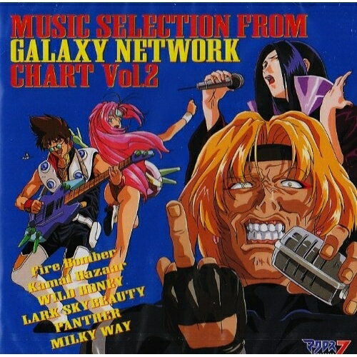 マクロス7 MUSIC SELECTION FROM GALAXY NETWORK CHART Vol.2アニメFire Bomber、Kamal Hazaar、WILD HONEY、LARK SKYBEAUTY、PANTHER、MILKY...