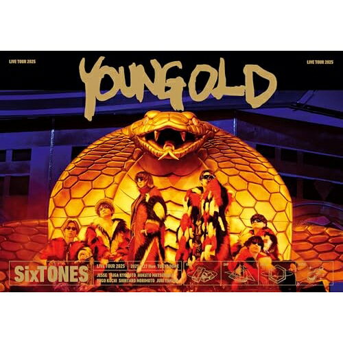 YOUNG OLD (通常盤)SixTONESストーンズ すとーんず　発売日 : 2025年10月29日　種別 : DVD　JAN : 4547366776560　商品番号 : SEBJ-32【収録内容】DVD:11.Golden2.PUN...
