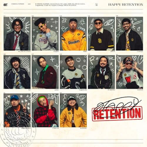 HAPPY RETENTION (通常盤)梅田サイファーウメダサイファー うめださいふぁー　発売日 : 2025年9月24日　種別 : CD　JAN : 4547366752069　商品番号 : SECL-3249【商品紹介】梅田サイファー...