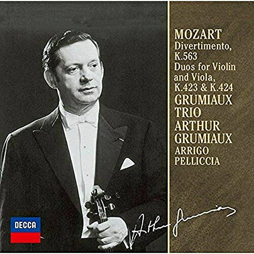 モーツァルト:ディヴェルティメントK563/二重奏曲K423、424 (限定盤)アルテュール・グリュミオーグリュミオー アルテュール ぐりゅみおー あるてゅーる　発売日 : 2025年9月03日　種別 : CD　JAN : 49880056...