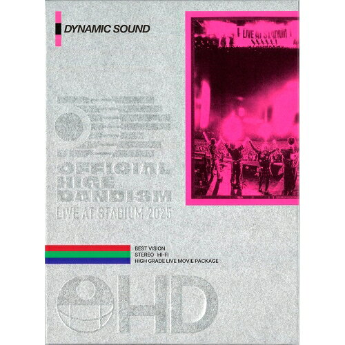 OFFICIAL HIGE DANDISM LIVE at STADIUM 2025(Blu-ray) (本編ディスク+特典ディスク)Official髭男dismオフィシャルヒゲダンディズム おふぃしゃるひげだんでぃずむ　発売日 : 202...