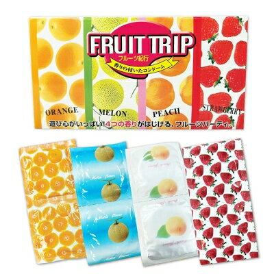 その日の気分で、香りとカタチを選ぶ楽しみ。 【フルーツ紀行 エチケットスキン 12個入 アソート】 「4つのフルーツの香りと、個性豊かな4つの形状。大切な時間を彩る日本製の贈り物。」 大切なパートナーとのリラックスタイムを、もっと楽しく、も...