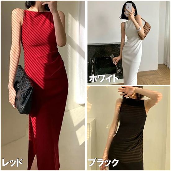 商品説明スッキリシルエットでスタイリッシュなワンピースドレスです。ジャケットを羽織ってコーデしてもお洒落です。お呼ばれからデイリーまで幅広く活躍するカラードレスです。カラーレッド、ホワイト、ブラックサイズS、M、LSバスト：80cmウエスト...