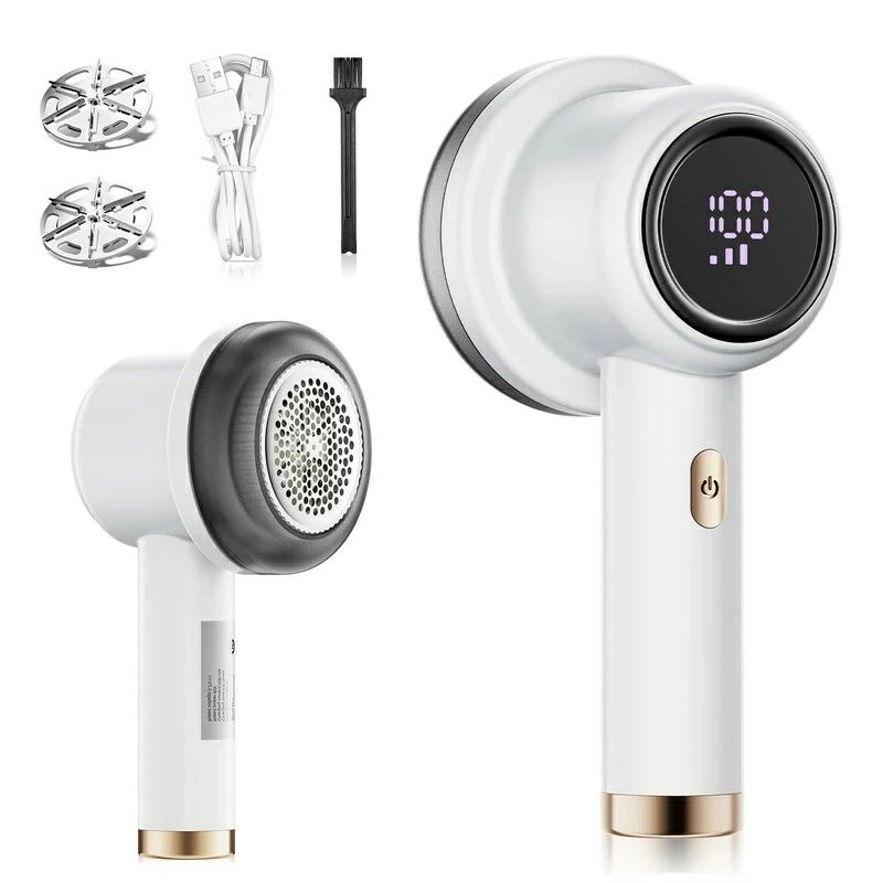 サイズ：（約）?7.5?7.5?21cm; 310 g 【高速回転と高強度外刃】当毛玉切りには高速回転モーターがついています。パワフルなステンレス製ブレード6枚付き、切れ味抜群！高品質ステンレス超大型ブレード搭載、最高回転数 11000rp...