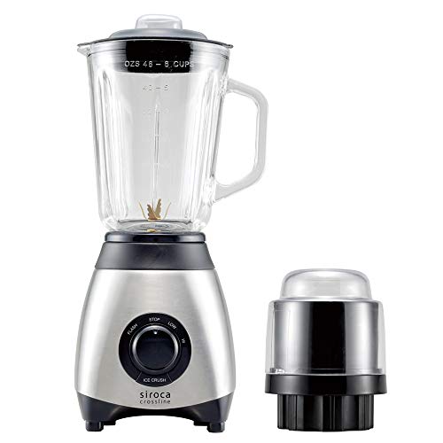 SJM-115 容量1500ml/1500ml/SJM-115・Size:1500ml・パッケージ個数:1・使い勝手の良いガラス製ボトル1500mlタイプ・チタンカッターは取り外せてお手入れラクラク・ミル付きだからコーヒー豆も挽ける離乳食も...