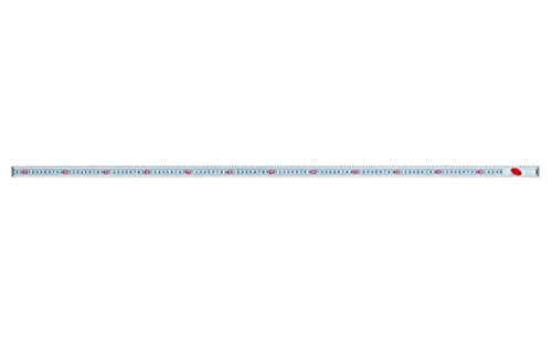 -/長さ3.6 m/65105・パッケージ個数:1・製品質量:700g・長さの許容差:±0.9mm・最小測定範囲:127.3cm(4尺2寸相当)・最大測定範囲:363.7cm(12尺相当)・材質:本体/アルミ、テープ/スチール、ストッパーネ...