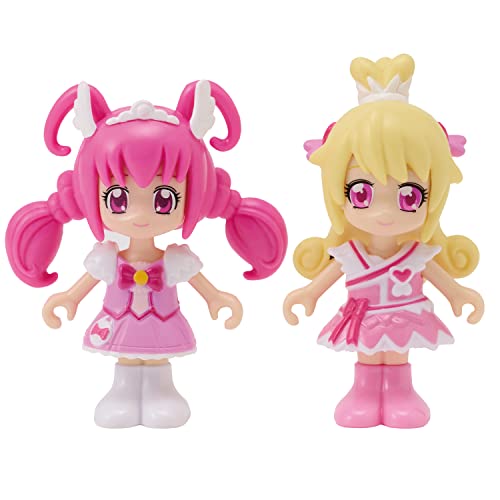 キュアハッピー&キュアハート-/2個 (x 1)/-・Style:キュアハッピー&キュアハート・パッケージ個数:1・プリキュアシリーズ20周年記念アイテムとして、人気のプリキュアオールスターズが新たなプリコーデドールに仲間入り！・『スマイル...
