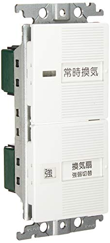 ホワイト/-/WTC525282W・パッケージ個数:1・●ホワイト色(br)●パイロット・ほたるB0.5A(br)●「強」「弱」スイッチ(br)●パイロット・ほたるスイッチB0.5A-300V(表示ランプは100V用)(br)●スイッチC(...