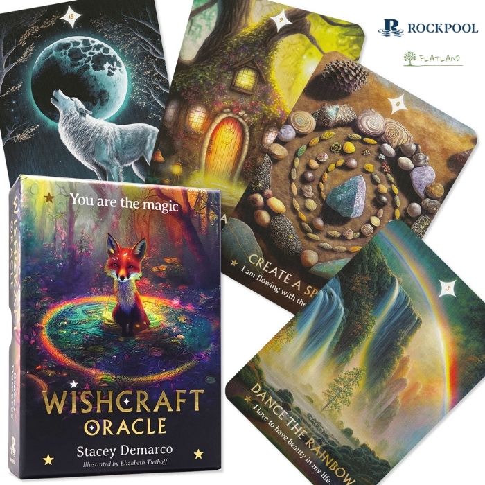 ウィッシュクラフト・オラクル Wishcraft Oracle オラクルカード 正規品 英語版願いをかけることの楽しさと、自分自身の中にある“魔法”を思い出させてくれるオラクルカードです。 30枚のカードには、前向きなアファメーションやイン...