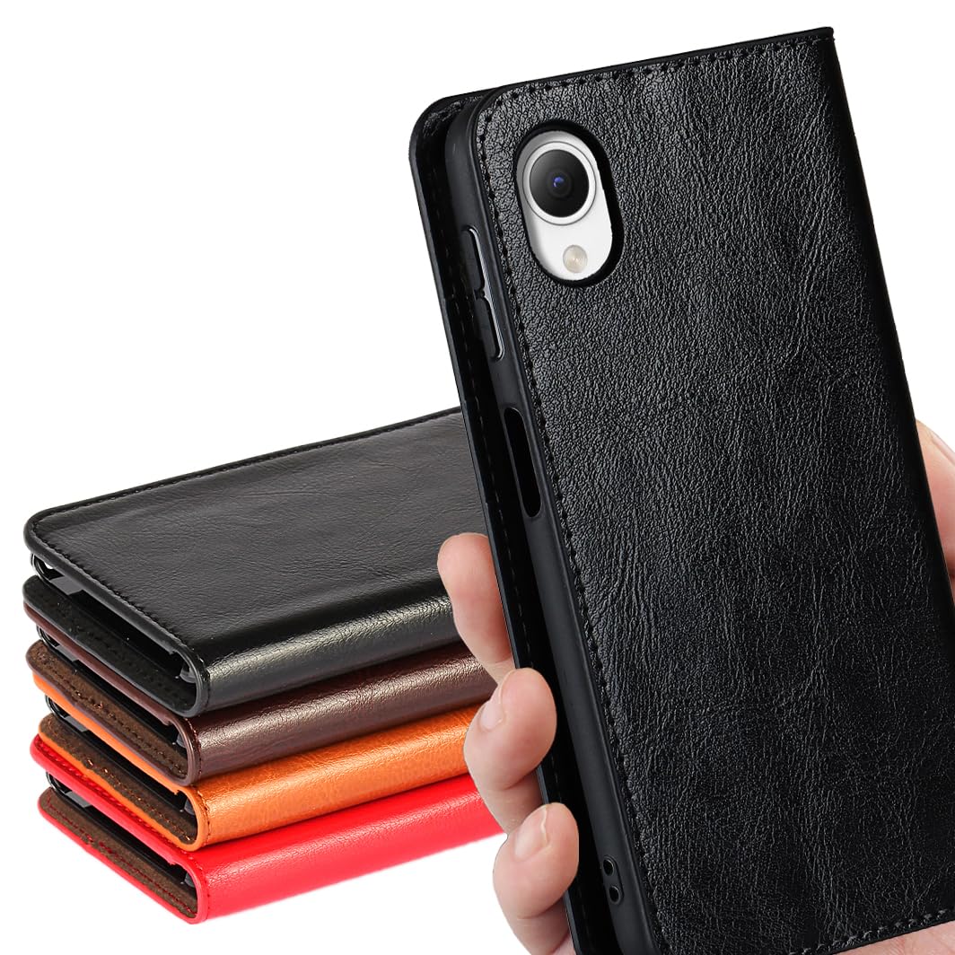 機能性：シンプルでシックなデザインで、場所問わず長くご愛用いただける手帳型です。丈夫で、汚れ防止と摩擦耐性を持つスマホケースです。 機能性：スタンド機能が付いて、横向いて斜めに立てて、お好きな角度を調整できます。動画鑑賞や読書なども楽しめま...