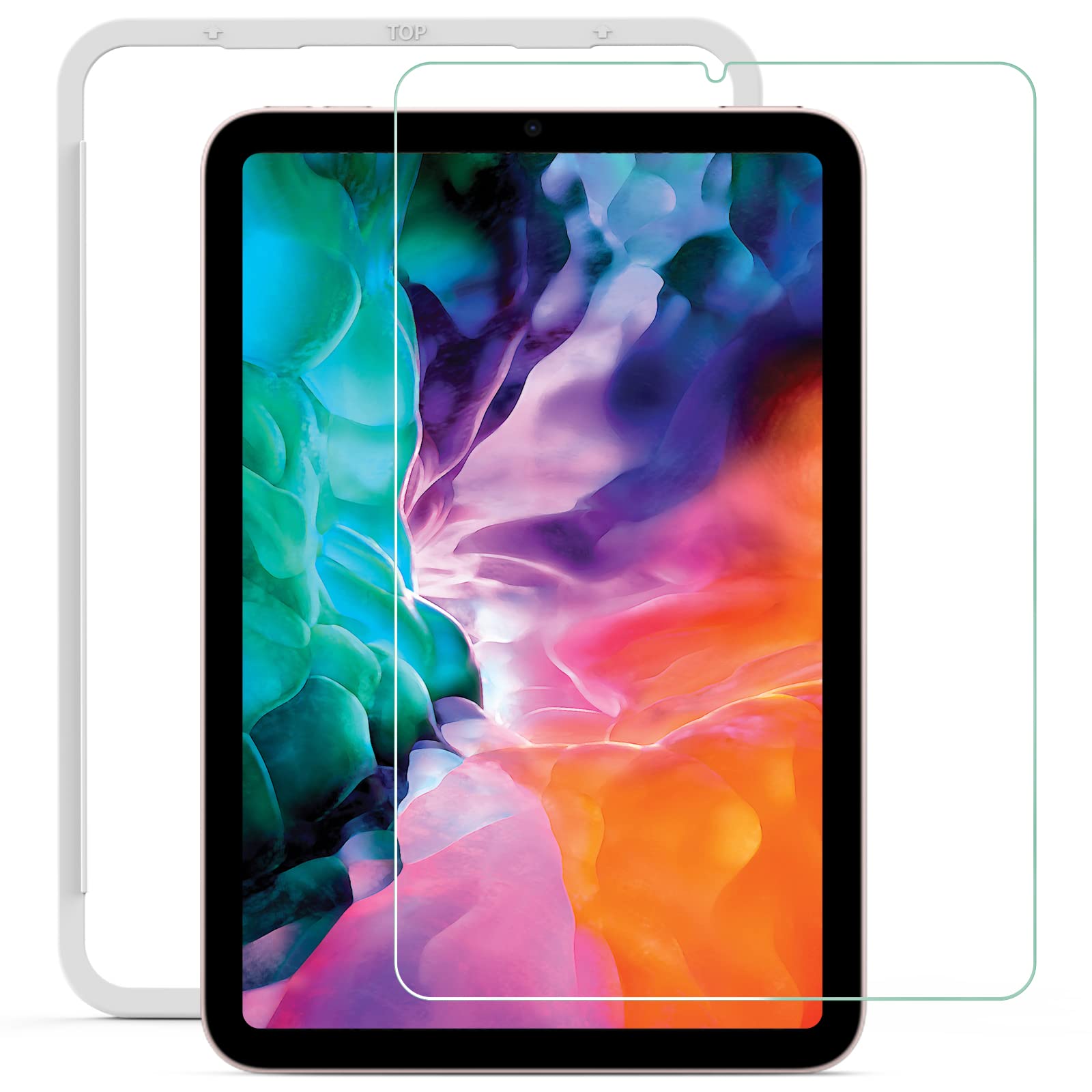 対応機種 ▏ iPad mini6 用 / iPad mini (第6世代) 用 2021年発売 高品質素材製 ▏9H硬度、ハードコーティング技術により外部からの衝撃をフィルムが吸収し、画面へのダメージを抑えました。 優れた操作性 ▏超極薄...