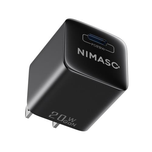 【Type C 急速充電】⚡NIMASO 最大20W出力で、エネルギー転換率が高い窒化ガリウムを使用、一般的な5W出力の充電器より充電速度が3倍速い！ Power Delivery 3.0の技術を搭載しており、充電時間の短縮を実現しました。...