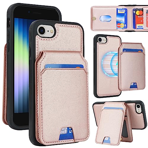 MagSafe対応機種iPhoneSE 2世代（2020）/iPhoneSE 3世代（2022）/iPhone 7/8 .MagSafe充電をサポート：iPhone機体にピッタリと装着できるマグネットを内蔵し、取り付けや取り外しマジックのよ...