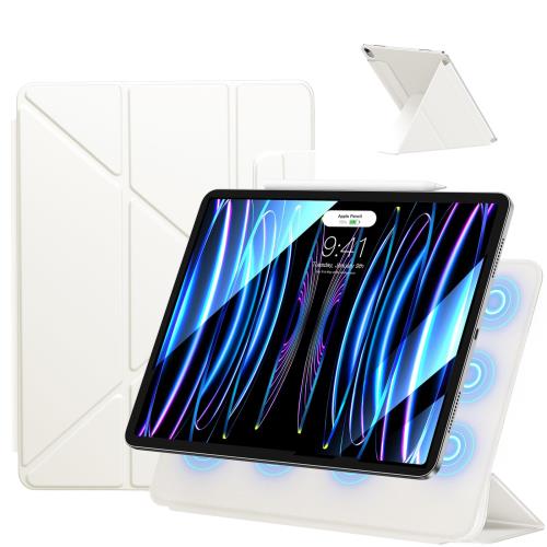 対応機種iPad第10/11世代（2022/2025年モデル）専用で、モデル番号A3354、A3355、A3356、A2757、A2696、A2777に対応。購入前にご自身のiPadモデル番号を確認してください。 強力マグネット吸着で簡単装...